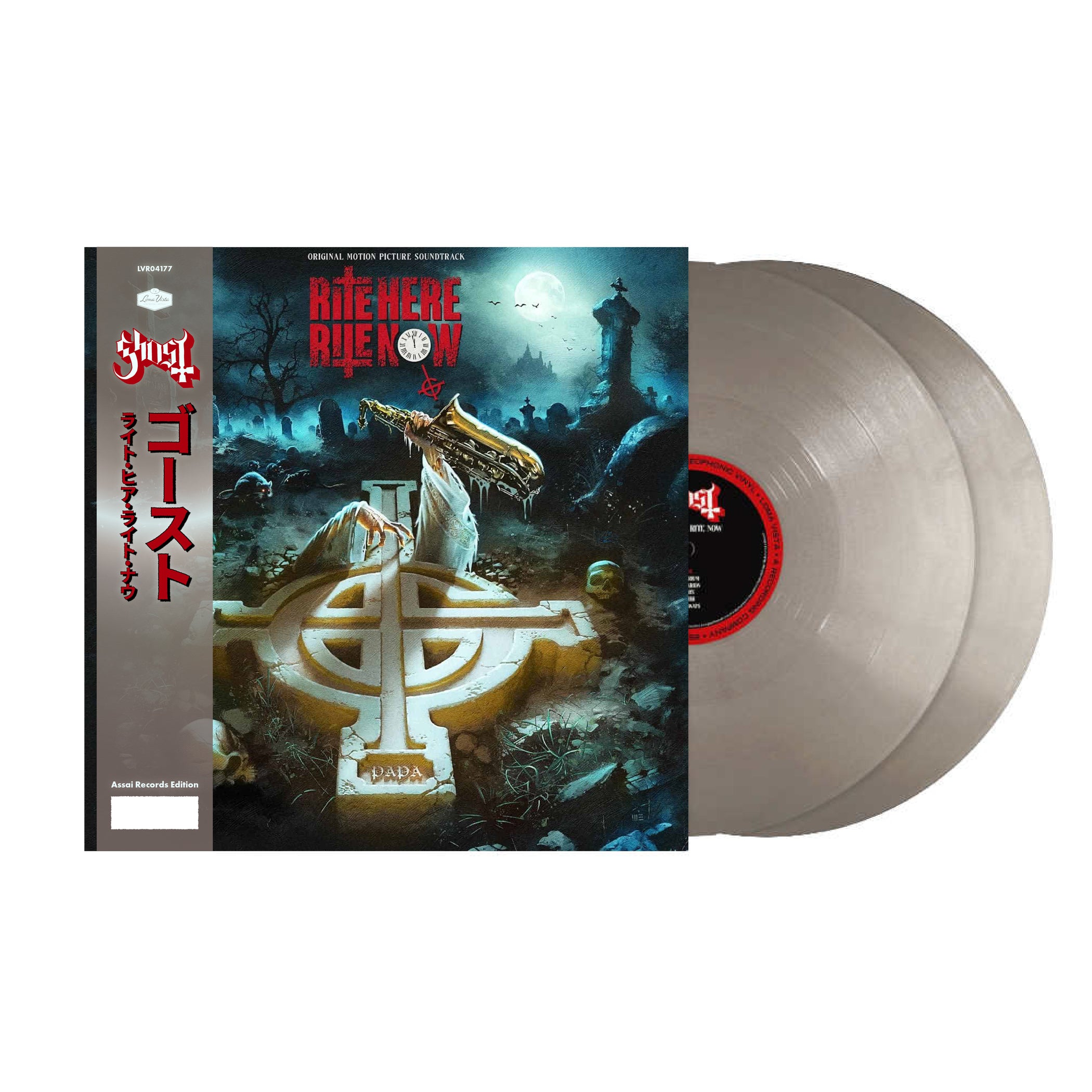 Ghost RITE HERE RITE NOW Vinyl LP Assai Obi Edition Opaque Silver Colo ...
